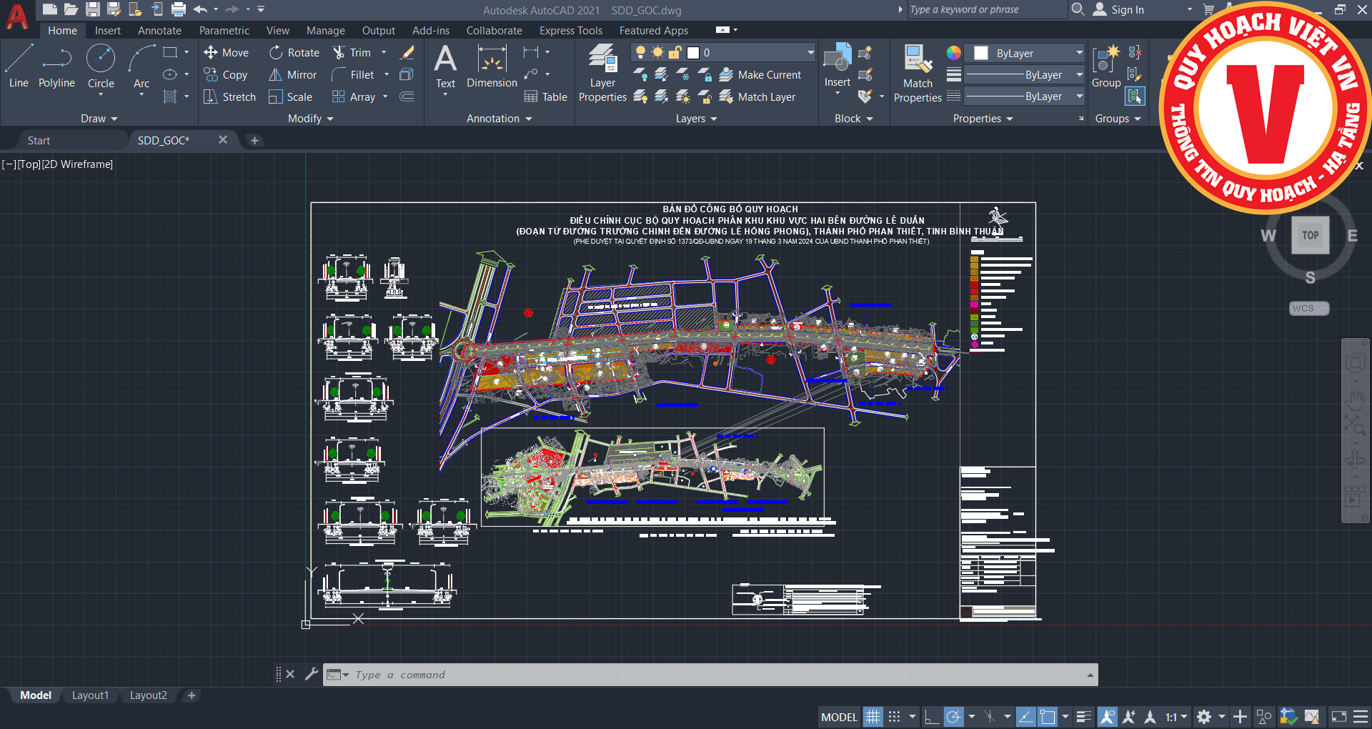 Quy hoạch Phân khu khu vực hai bên đường Lê Duẫn TP Phan Thiết